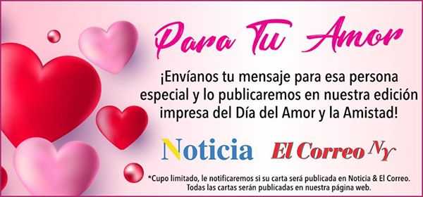 ¡Cartas de Amor para el Día de San Valentín! – Noticia NY