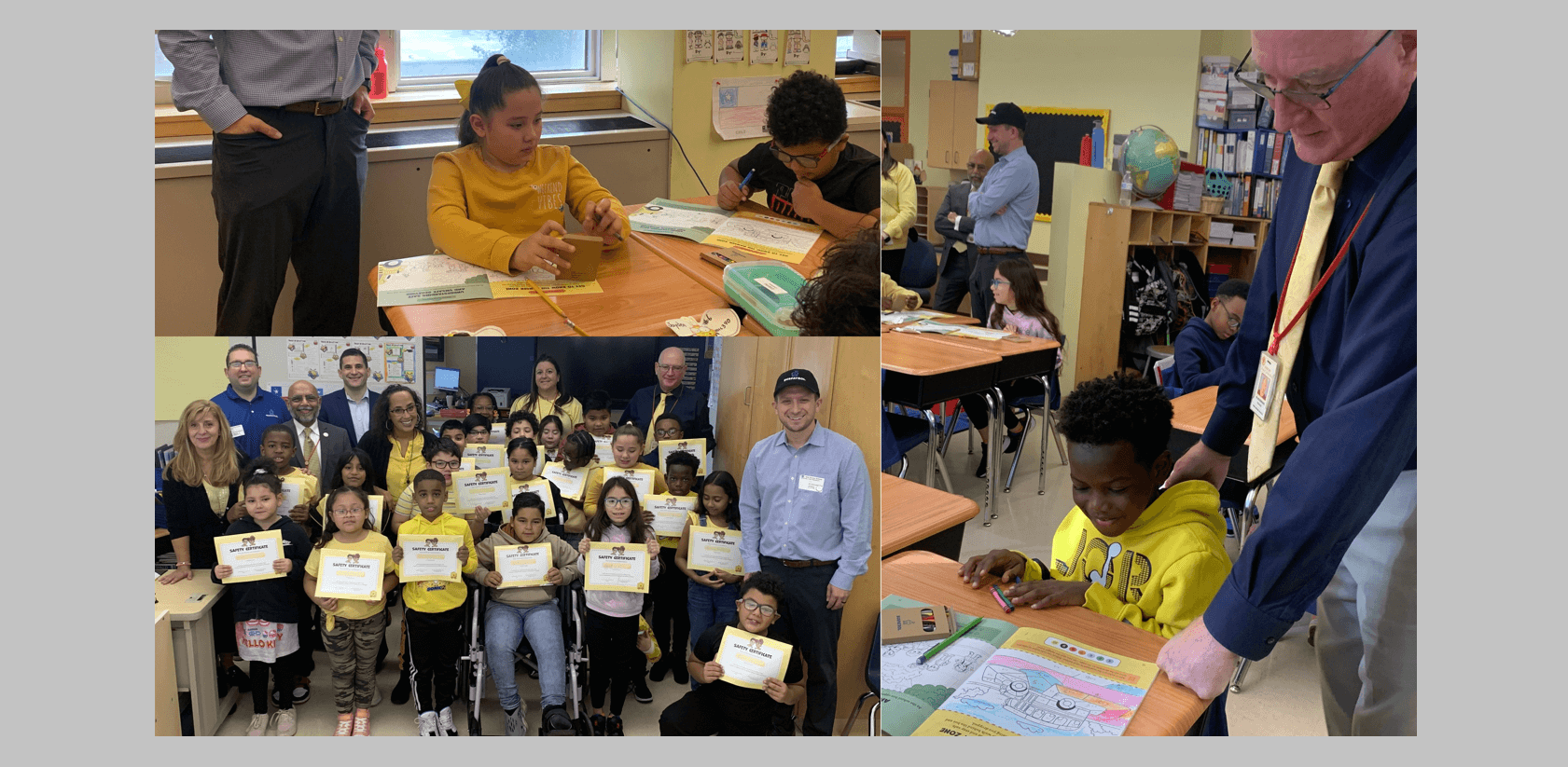 BusPatrol y funcionarios locales enseñan lecciones de seguridad vial en ...
