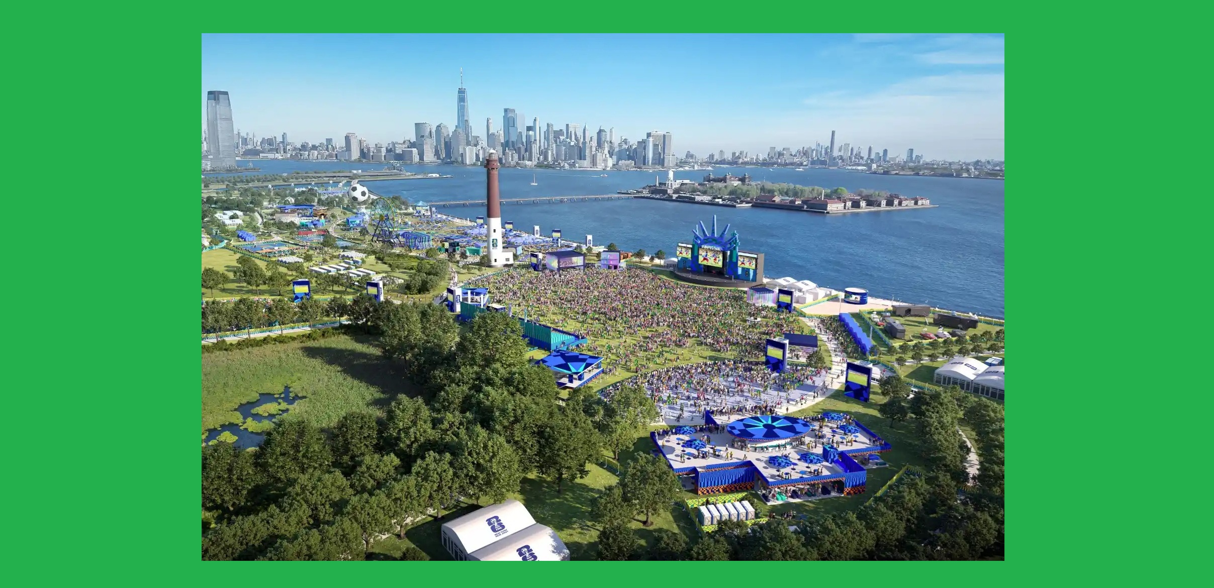 El FIFA Fan Fest del Mundial 2026 se instalará en el Liberty State Park ...