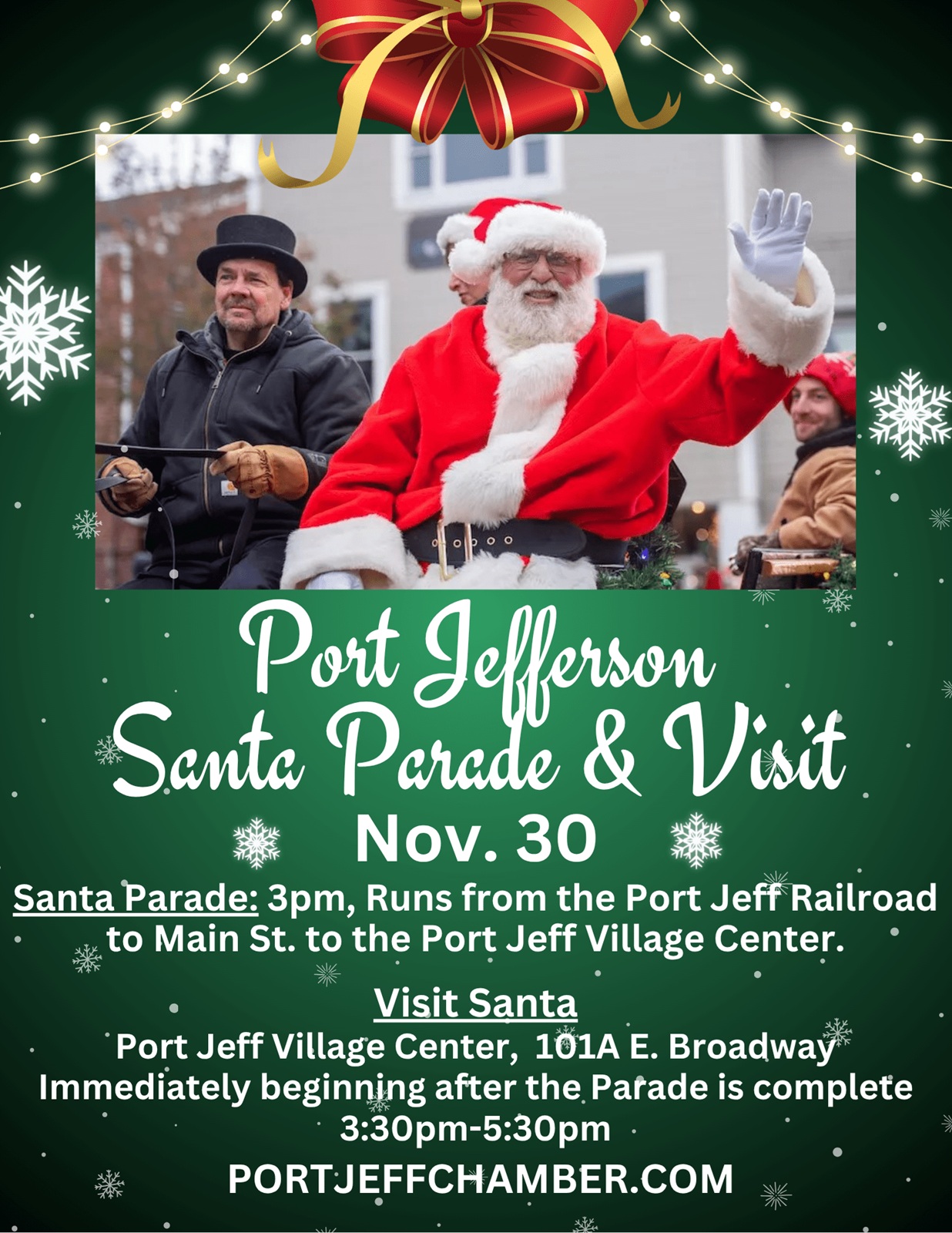 Vívelo LI : Desfile y visita de Santa Claus en Port Jefferson – Noticia NY